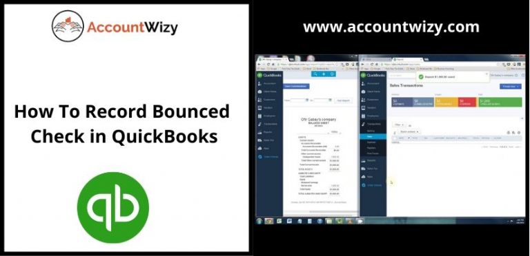 How To Record Bounced Check In QuickBooks Accountwizy how-to-record-bounced-check-in-quickbooks-accountwizy